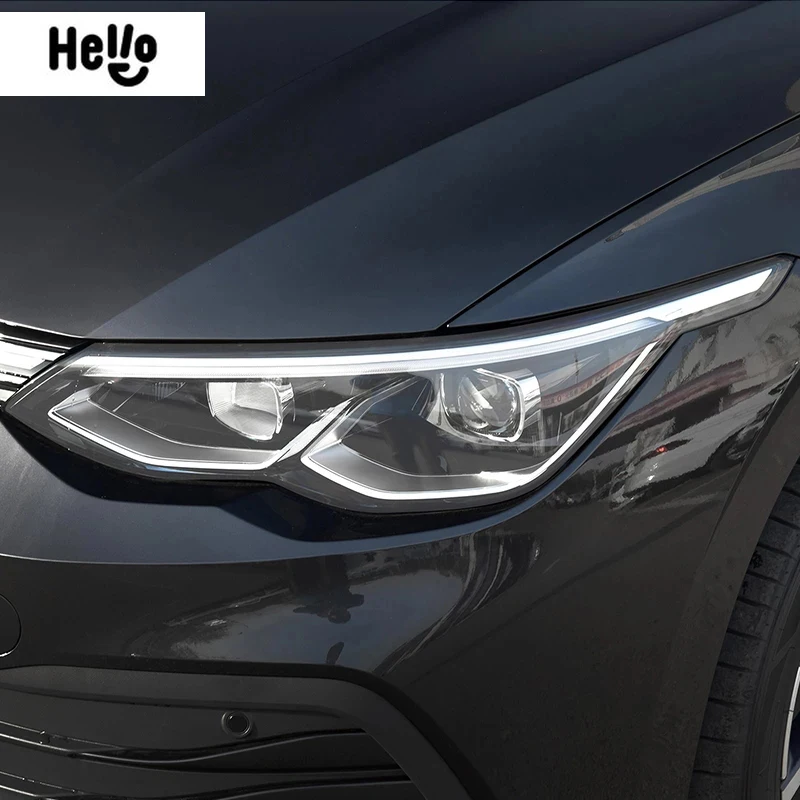 For-Volkswagen-VW-Golf-8-MK8-R-Line-GTI-2020-2021-Car-Headlight-Tint ...