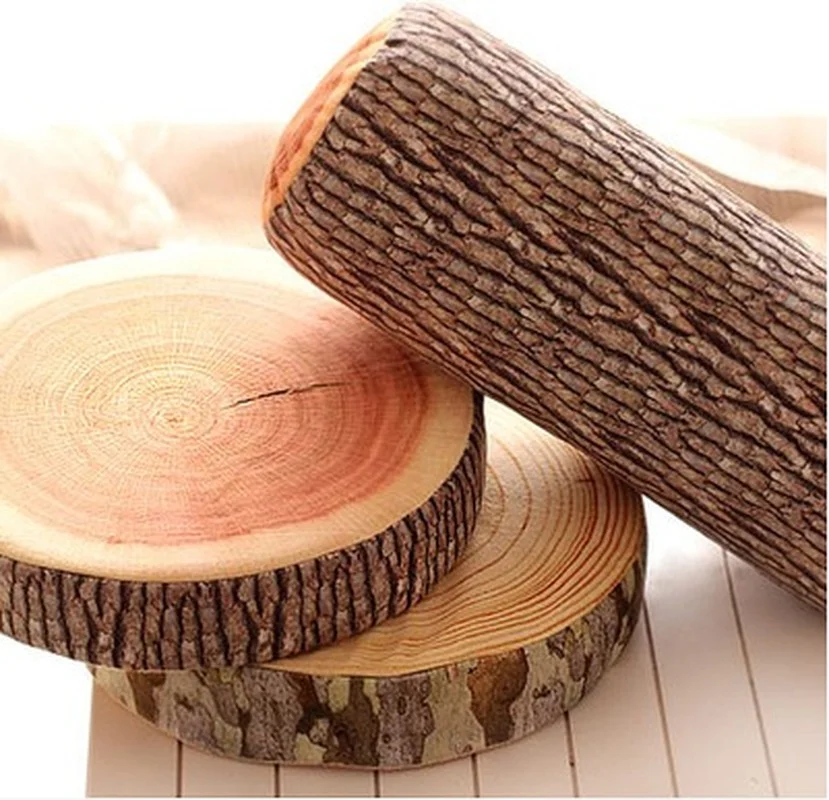Creative-3D-Tree-Stump-Pillow-Simulation-Tree-Stump-Cushion-Car-Stump ...