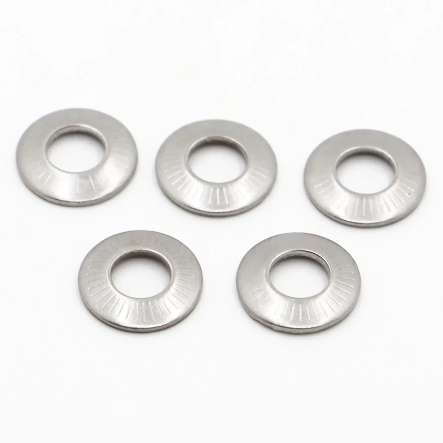 M3 M4 M5 M6 M8 M10 M12 M16 304 Stainless Steel Disc Spring Serrated ...