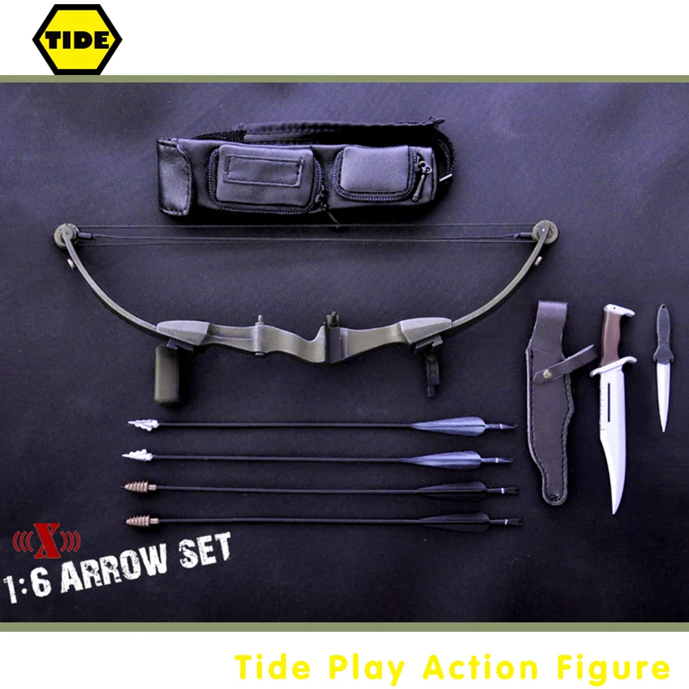 Pl-stico-preto-Arco-e-Seta-Set-Arma-Faca-Rambo-Action-Figure-Acess-rios ...