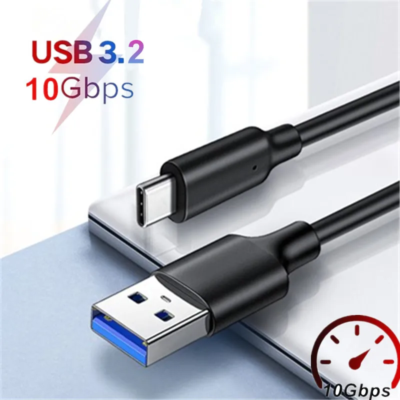 Usb 3.2 Gen2 Cable 10gbps Usb C Cable Data Transfer, Short Usb C Ssd ...