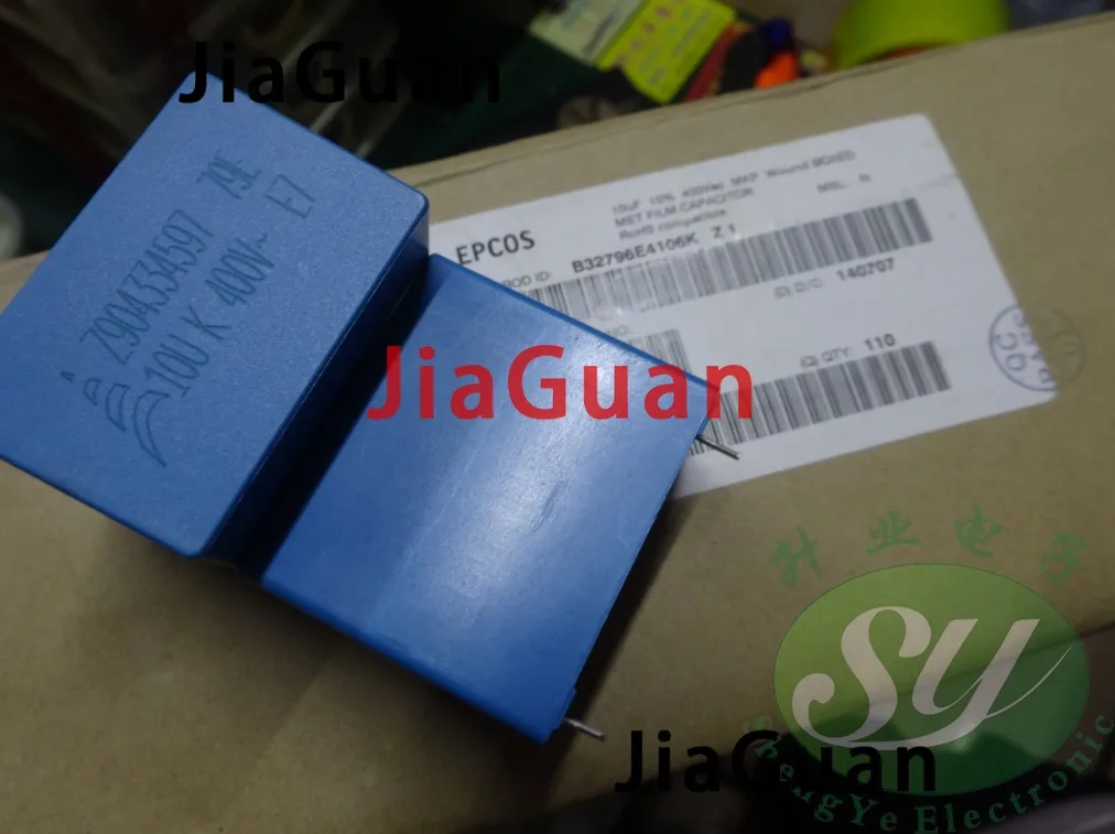 EPCOS B32796E4106K, 10UF, 400VAC, PCM37.5, 10%, B32796, 106/400VAC ...
