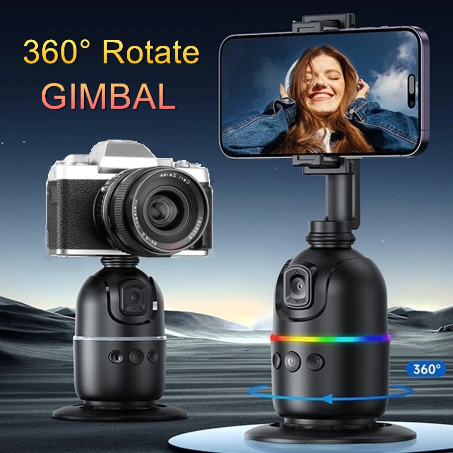 Desktop-Automatic-Facial-Tracking-360-Rotation-Gimbal-Wireless-Phone ...