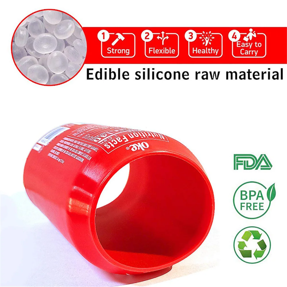 355ml Silicone Coke Can Cover Beer Can Cover - NZshopsmart