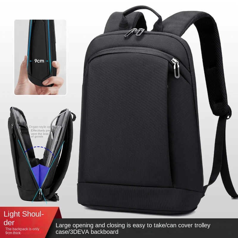 Ultra-thin Laptop Backpack 15.6 Inch Business Men Bag Women Backpacks ...
