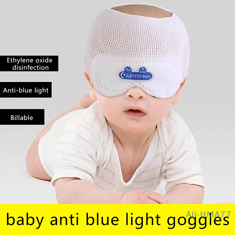 1Pc Newborn Phototherapy Protective Eye Mask Baby Anti-Blue Light ...