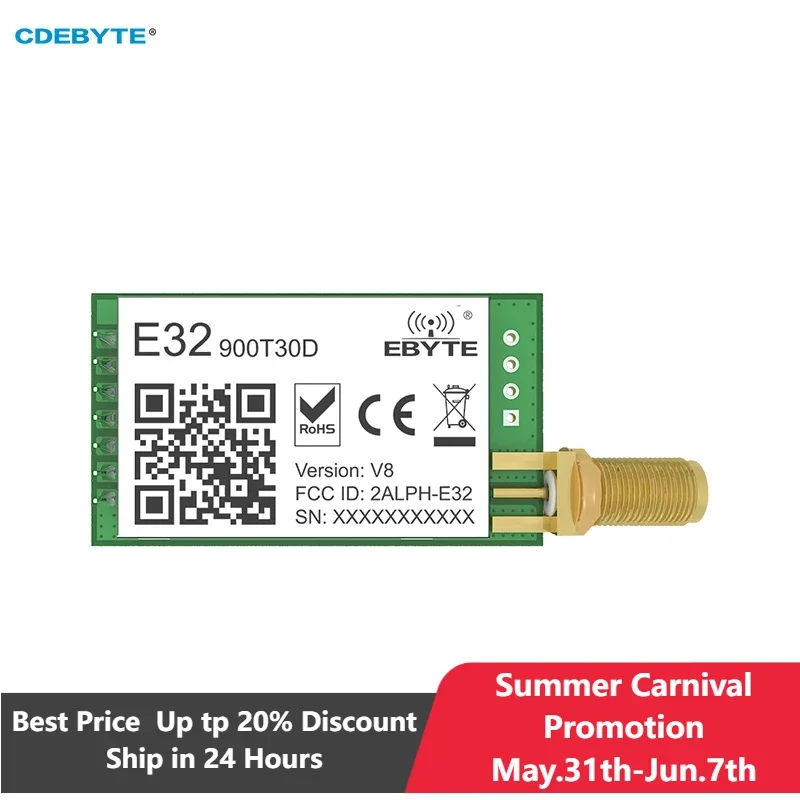 LoRa-m-dulo-inal-mbrico-E32-900T30D-V8-dispositivo-de-largo-alcance-868 ...