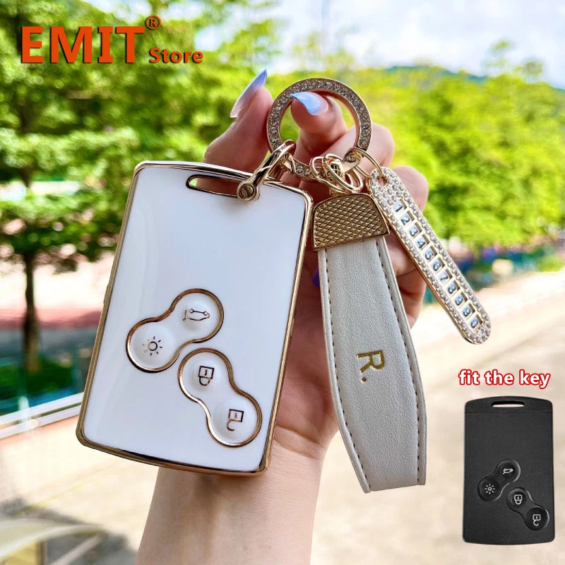 4-Buttons-TPU-Car-Key-Case-Cover-for-Renault-Duster-Captur-Clio-Logan ...