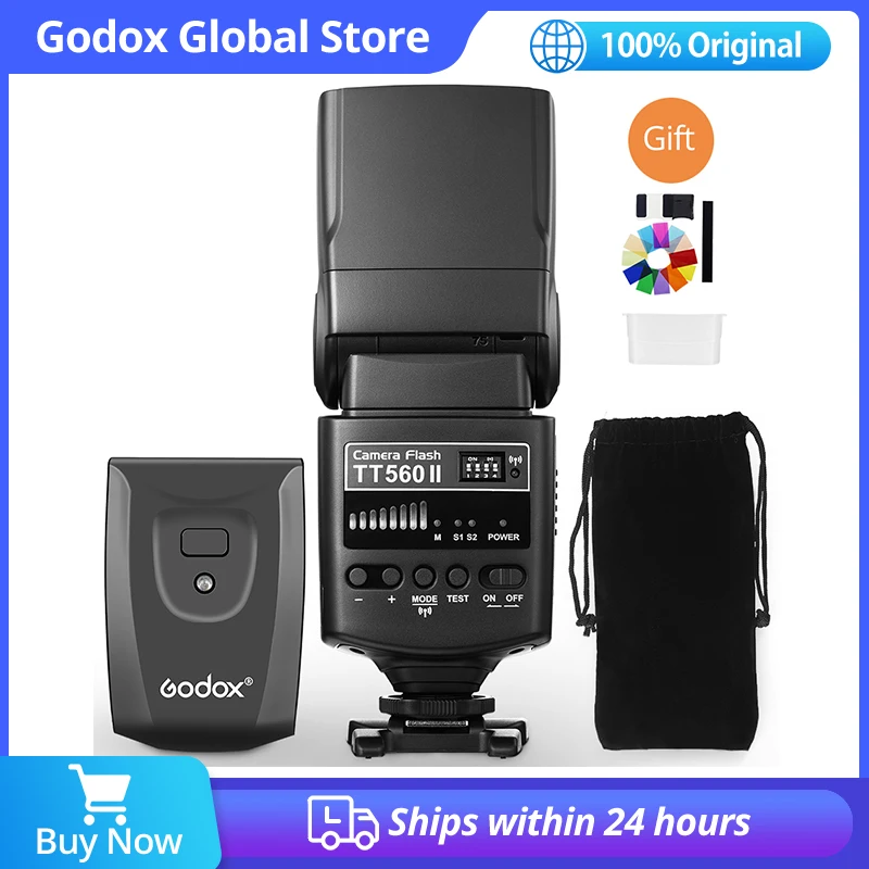 Godox TT560II Thinklite Camera Flash with Build in 433MHz Wireless ...