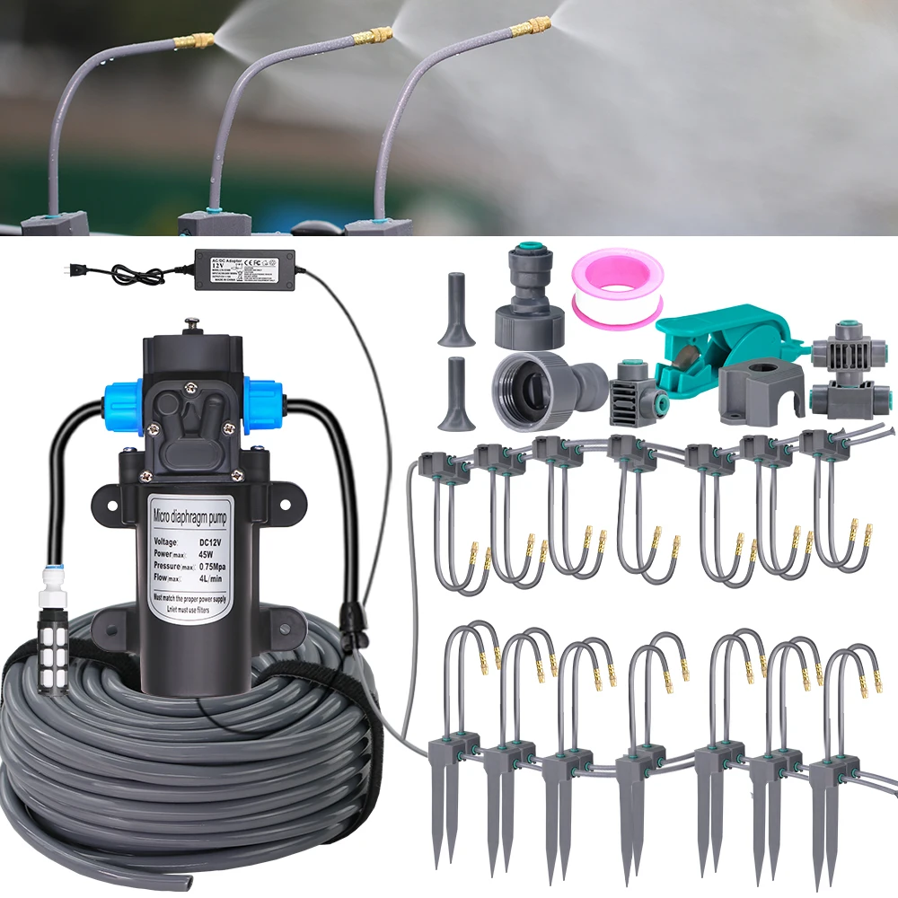 MUCIALIE-Advanced-Garden-Misting-Irrigation-System-60W-Self-Priming ...