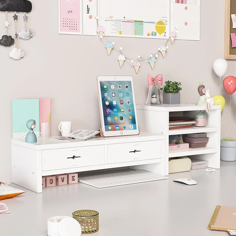Simple-Desktop-Computer-Display-Screen-Elevated-Table-Rack-Dormitory ...