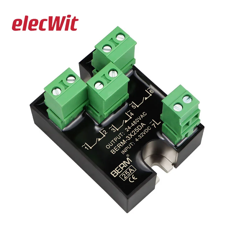 small-three-phase-solid-state-relay-220V-three-way-single-control-SSR ...