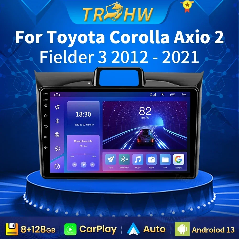 For Toyota Corolla Axio 2 Fielder 3 E160 2012 - 2021 Car Radio ...
