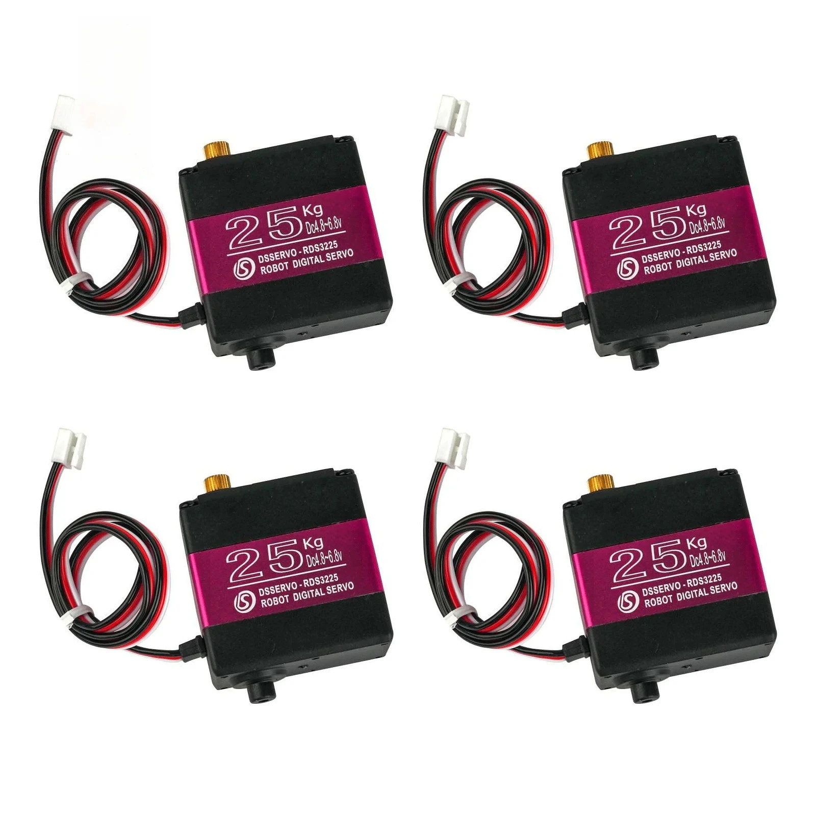 Customized 25KG 6V RDS3225 Dual-Axis Digital Servo 180/270 Degrees ...