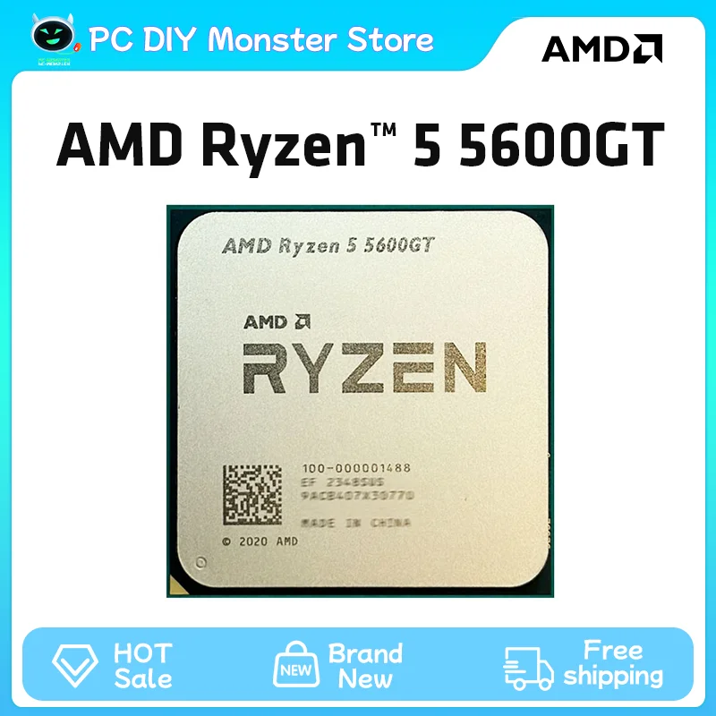 AMD-Ryzen-5-5600GT-R5-5600GT-3-6GHz-65W-Six-Core-Twelve-Thread-CPU-L3 ...