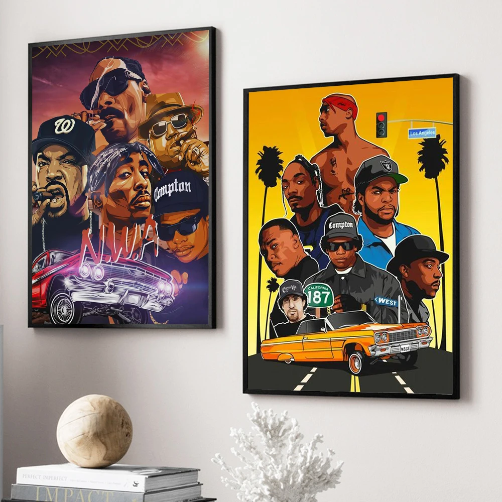 West Coast Rappers Poster