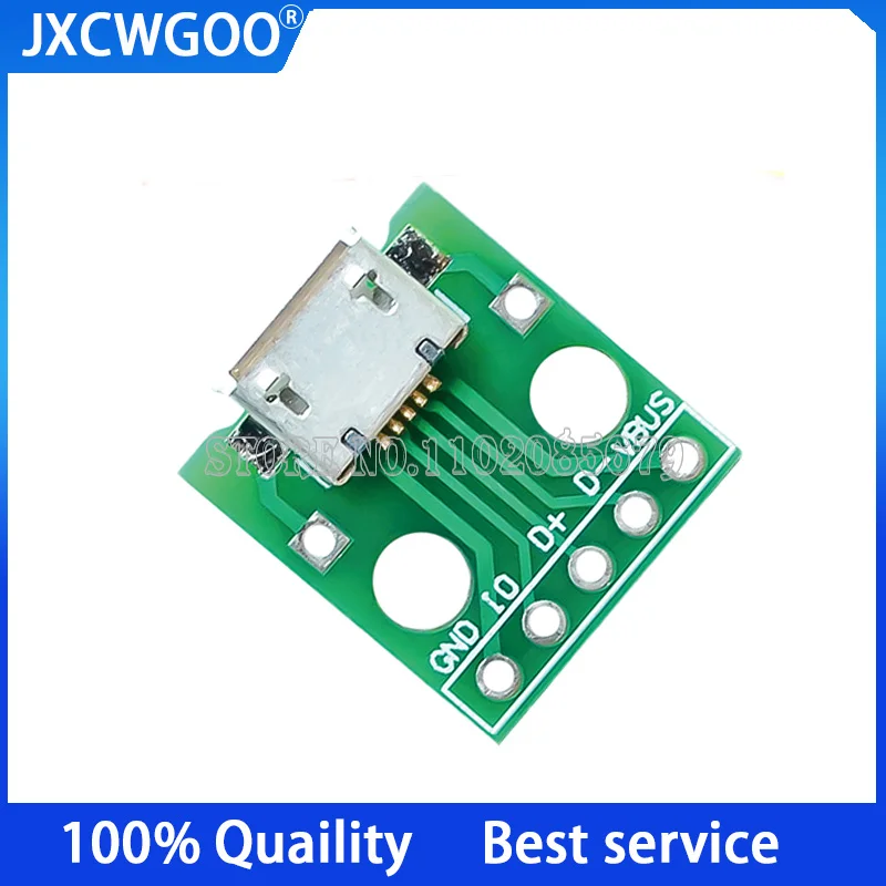 Placa adaptadora MICRO USB A dip hembra, base tipo B, Mike, 5p, 10 unidades| | - AliExpress