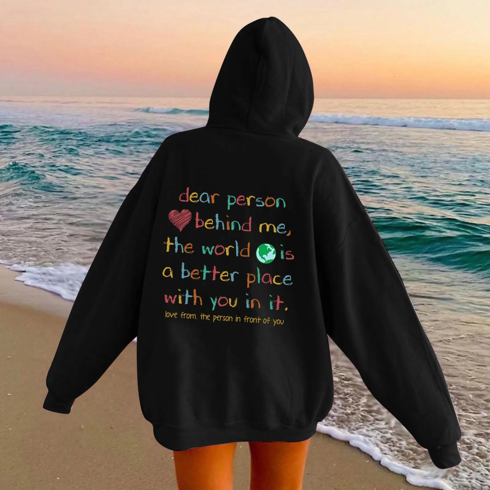 Liebe-Person-hinter-mir-Hoodie-psychische-Gesundheit-Bewusstsein ...