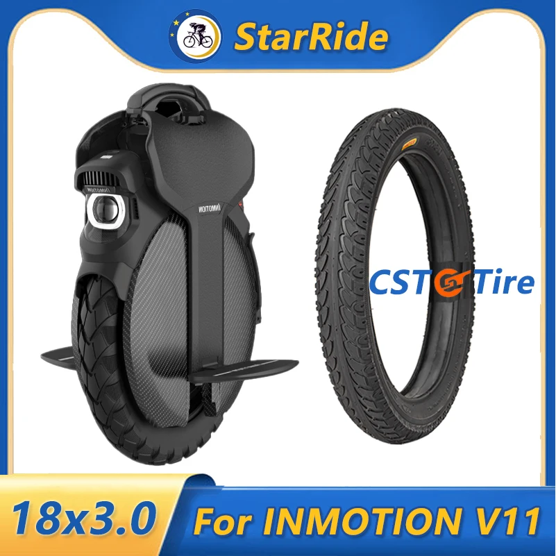 18x3.0 CST Tire for INMOTION V11 Unicycle Self Balancing Scooter Parts ...