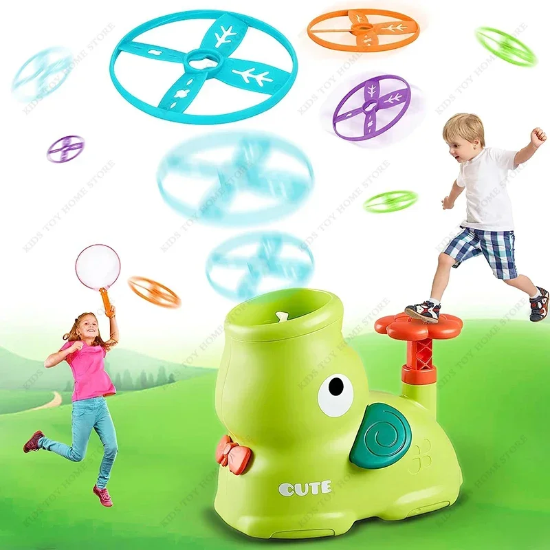 Flying-Disc-Air-Rocket-Launcher-Duck-Elephant-Outdoor-Fun-Game-Soaring ...