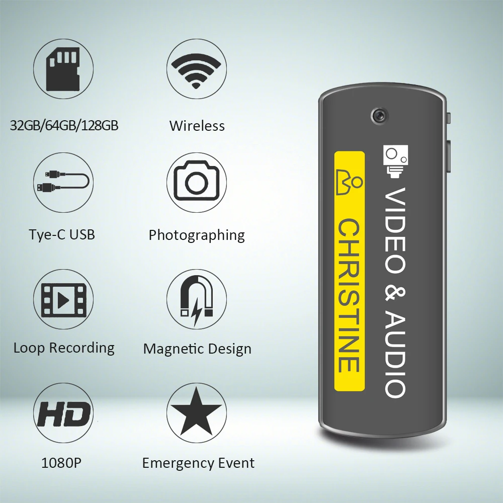 CammPro-Mini-1080P-Easy-Recording-Nameplate-Cam-Recorder-Pin-Magnetic ...