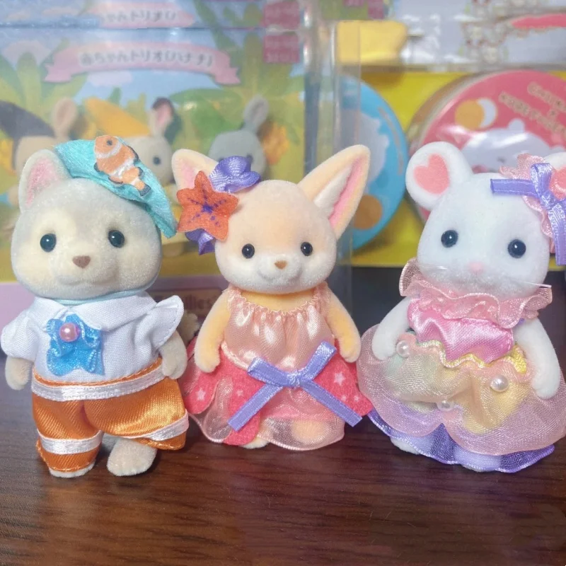 Nuevas-familias-Sylvanian-F-Love-Mouse-zorro-de-orejas-anchas-Husky ...
