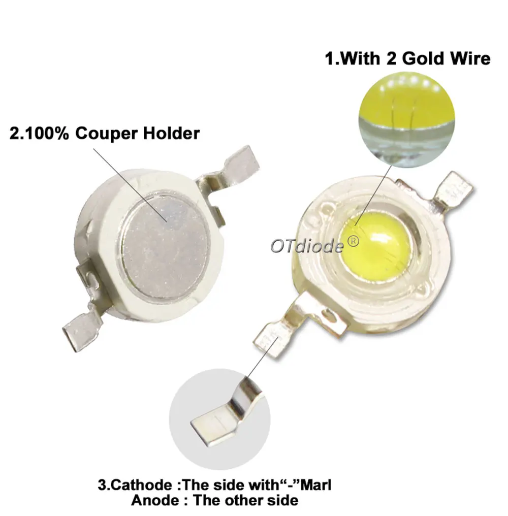 Круглая светодиодная панель 3W OTdiode 32мм | AliExpress