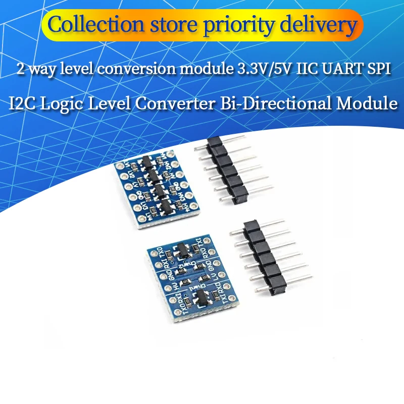 10Pcs-2-4-Channels-IIC-I2C-Logic-Level-Converter-Bi-Directional-Module ...