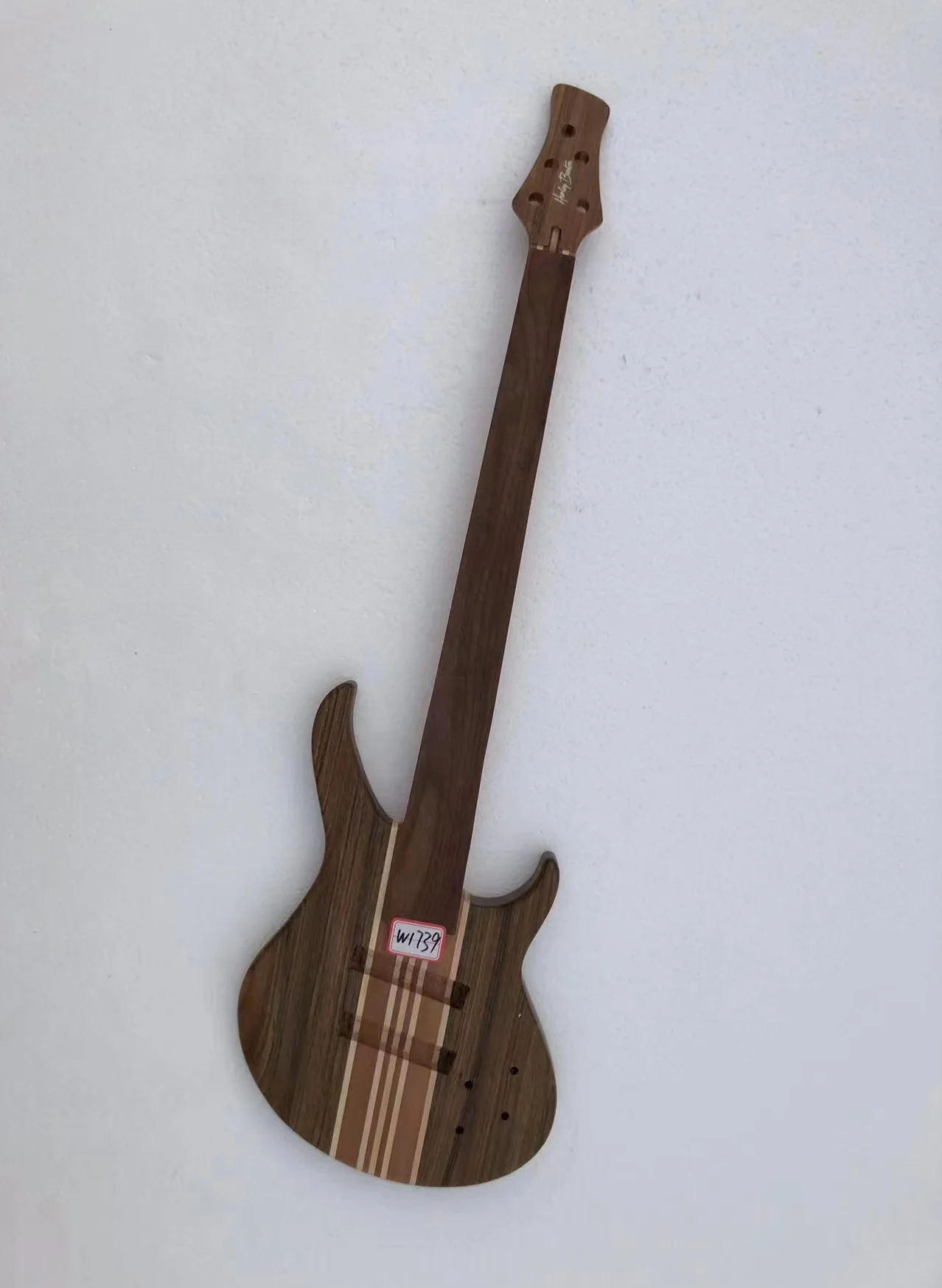 DIY-Custom-HB-5-Strings-Electric-Bass-Guitar-7-Ply-Neck-Through-Walnut ...