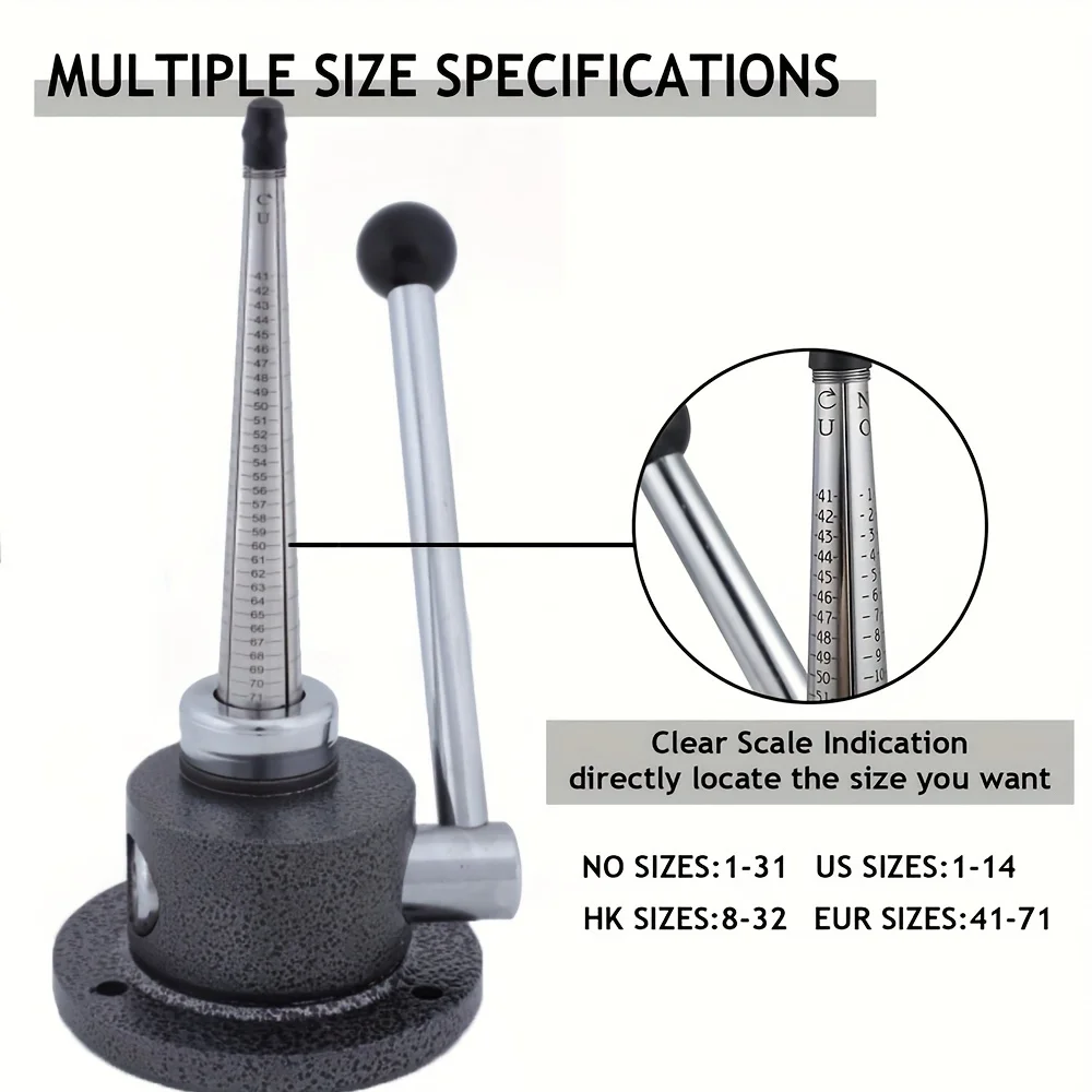 Professional Manual Ring Expander Tool Kit Jewelry Sizer Shaping Stick ...