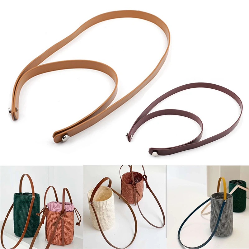 DIY Handmade Bucket Bag Strap PU Leather Shoulder Handle Replacement ...
