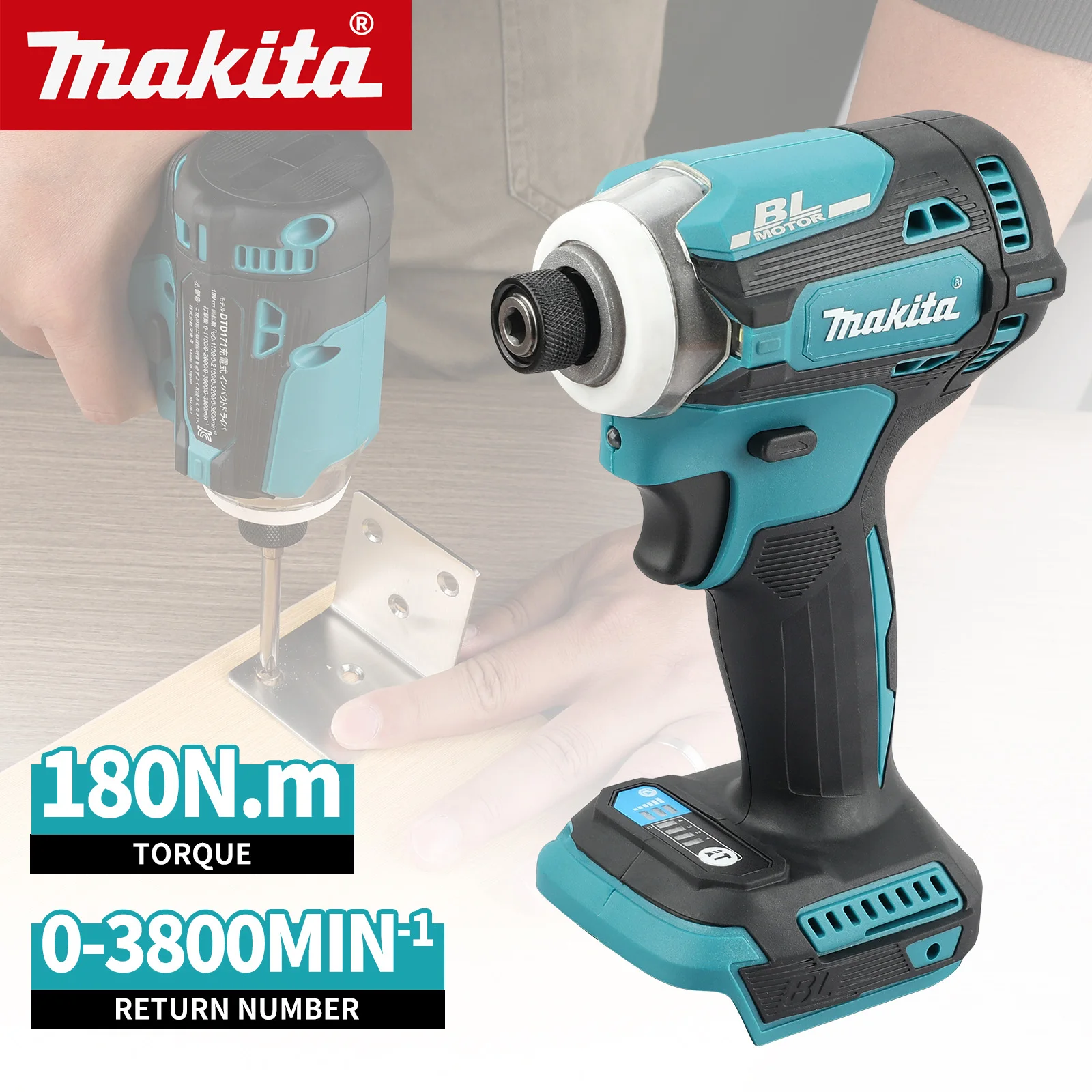 Makita DTD171 Wireless Drills Charging Drill Brushless Driver 18V ...