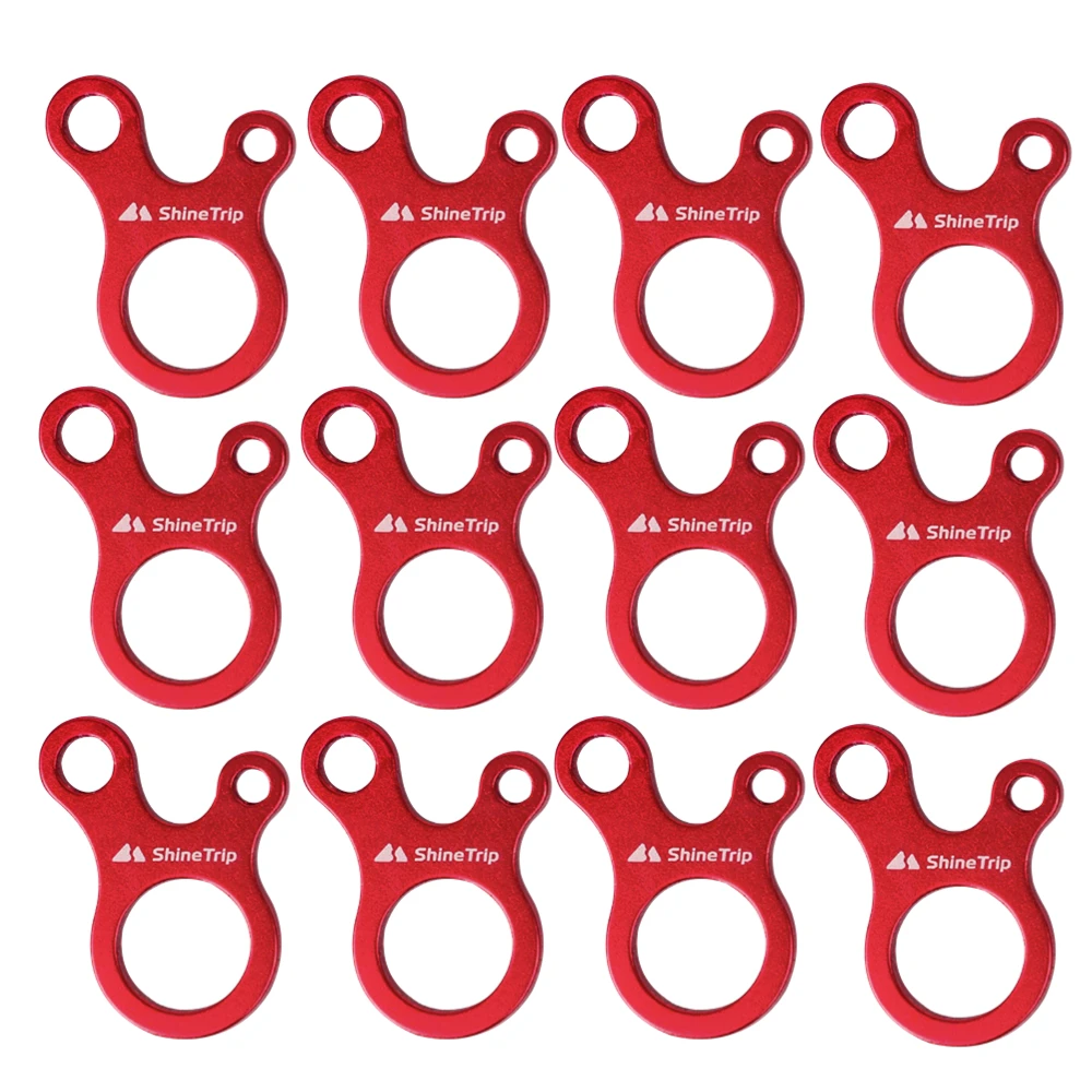 10pcs/lot Tent Wind Rope Buckle 3 Hole Outdoor Camping Aluminium Alloy ...
