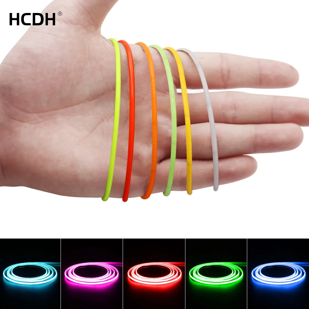2-7mm-Ultra-Slim-COB-LED-Strip-Lights-480LEDs-m-Flexible-Linear-Light ...