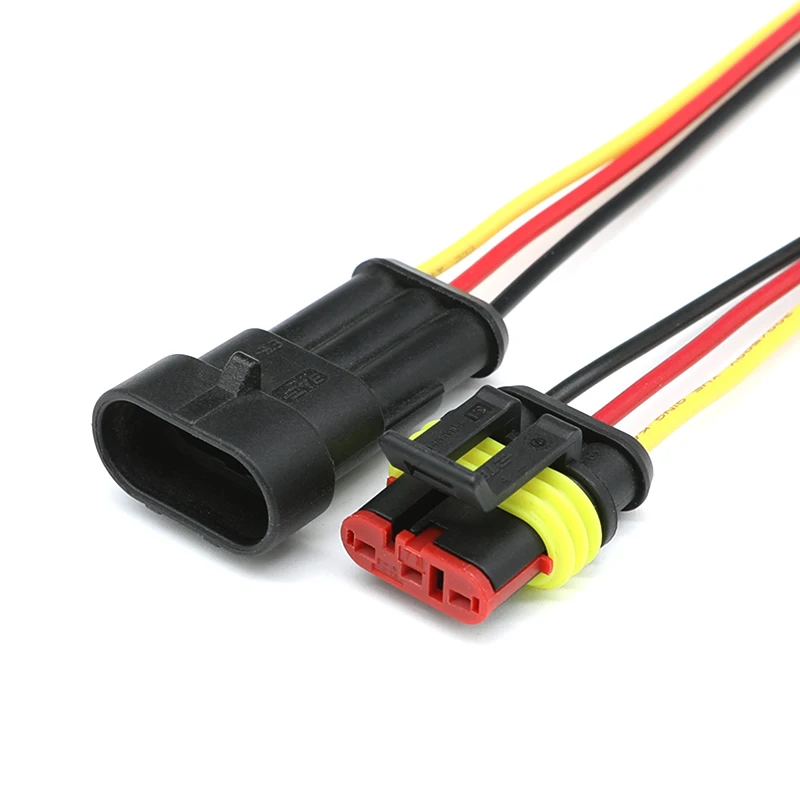 3Pin-AMP-Superseal-1-5mm-Series-Cable-Automotive-Waterproof-Connector ...