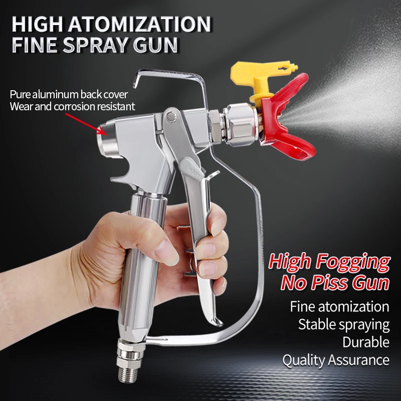 Airless Paint Spray Gun With Nozzle 517 Painting Pistol Nozzle Guard ...