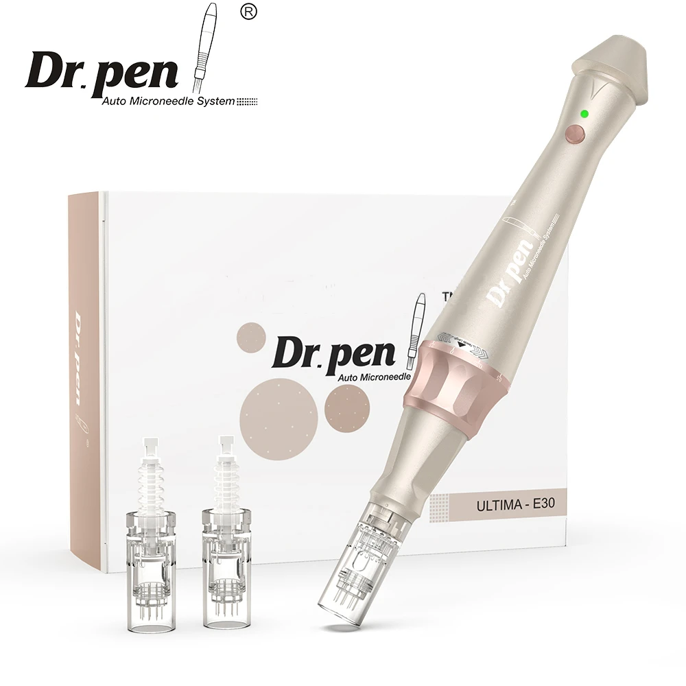 Dr Pen Dermapen Ultima E30, pluma profesional de microagujas faciales, MTS, mesoterapia, sello ...