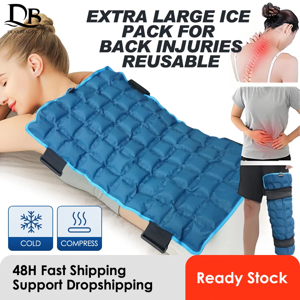 13”x 22” Extra Large Ice Pack for Injuries Reusable,Back Pain Relief ...