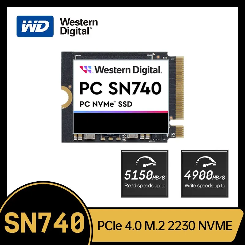 Western Digital WD SN740 1TB 2TB SSD M.2 2230 Gen4 PCIe 4.0 X4 NVMe ...