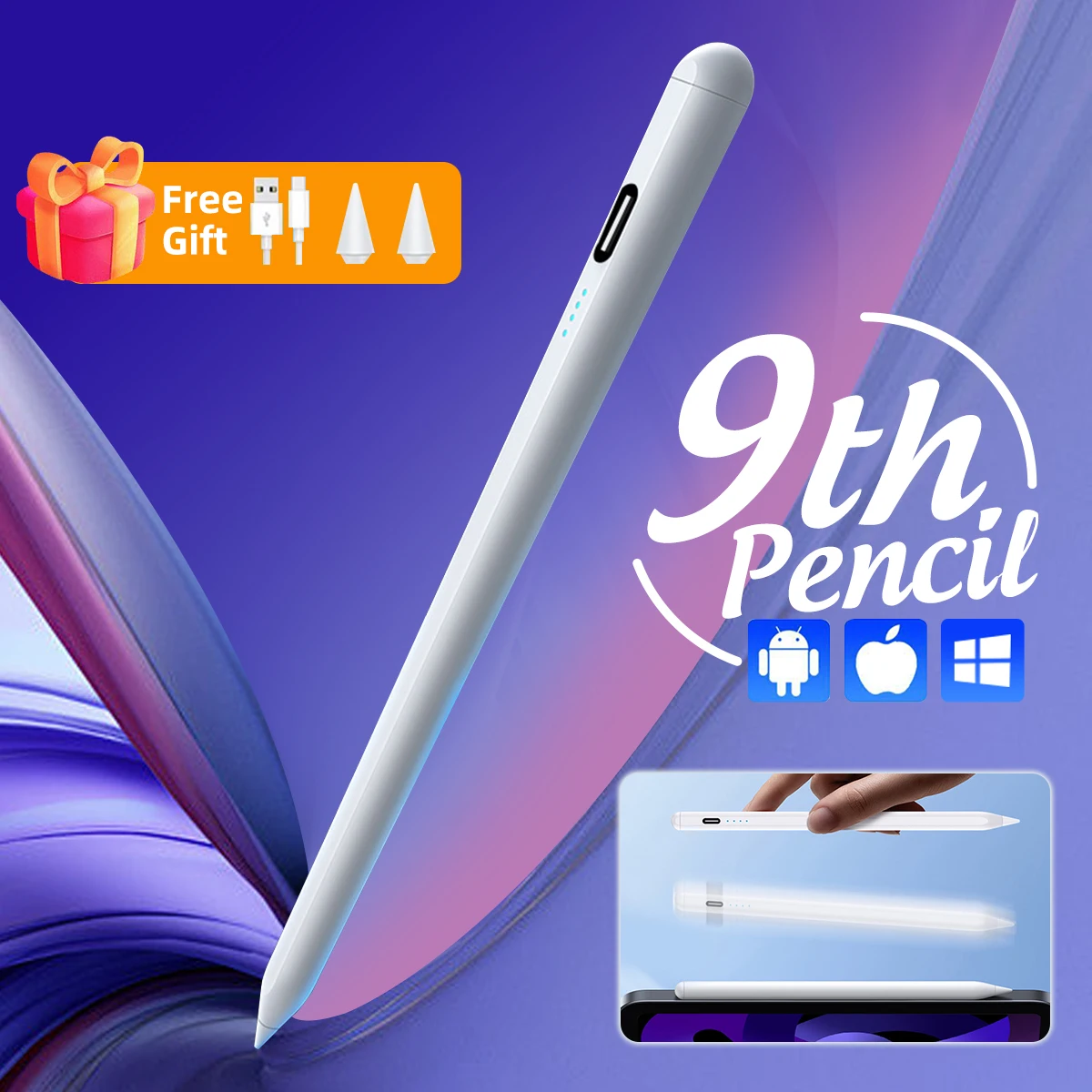 Active-Tablet-Stylus-Pen-For-Apple-iPad-ios-Android-Universal-Pencil ...