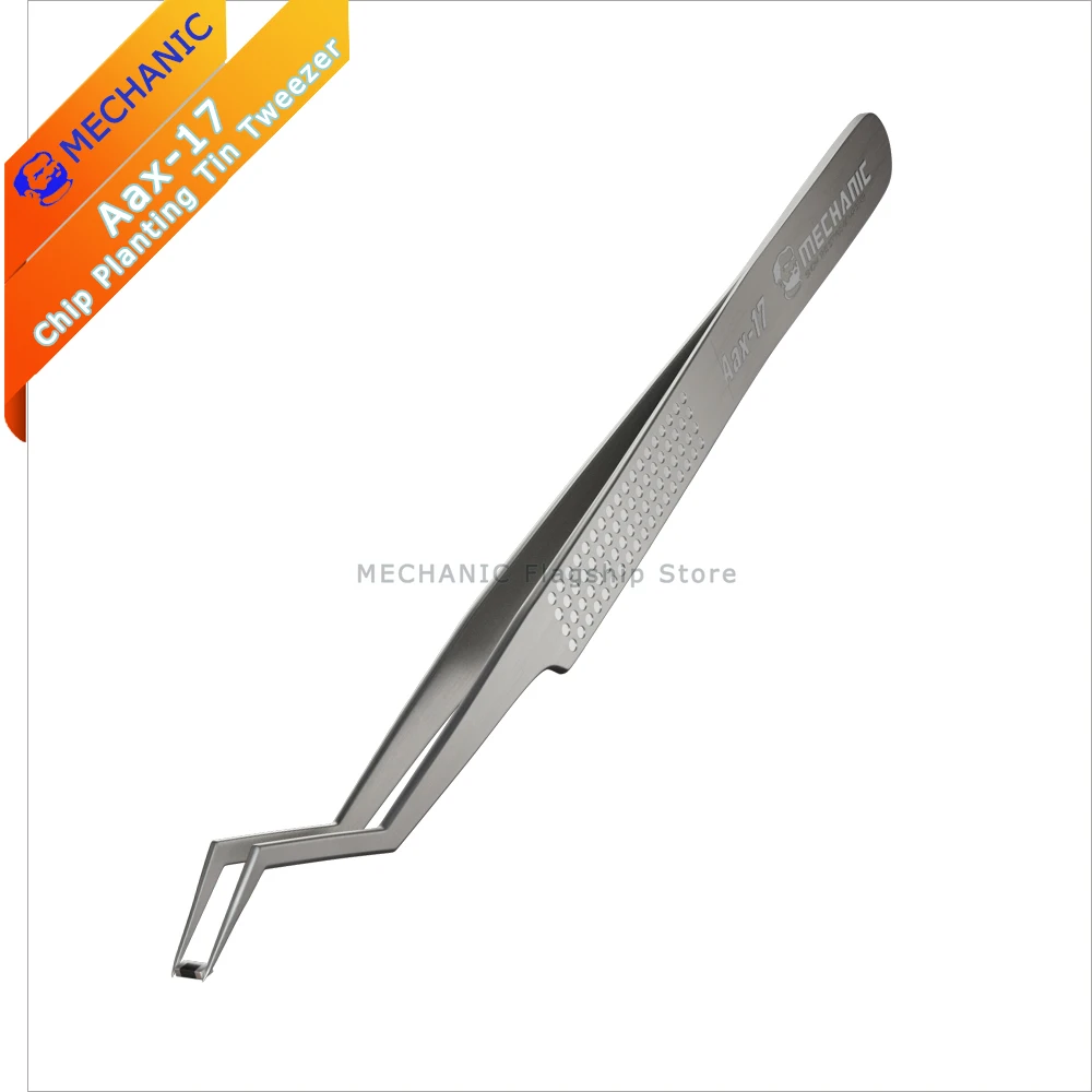 Precision-Tweezer-MECHANIC-Aax-17-Chip-Planting-Tin-Tweezer-Stainless ...