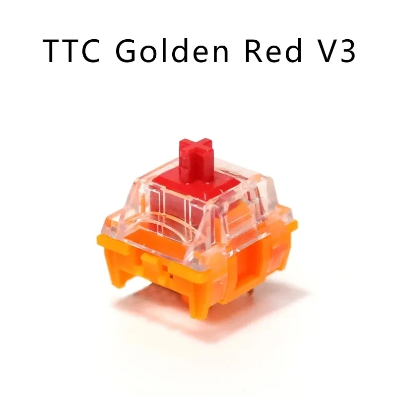 Chosfox-TTC-Gold-Red-V3-Switch-3-Pin-43gf-Linear-Switch-Compatible-for ...