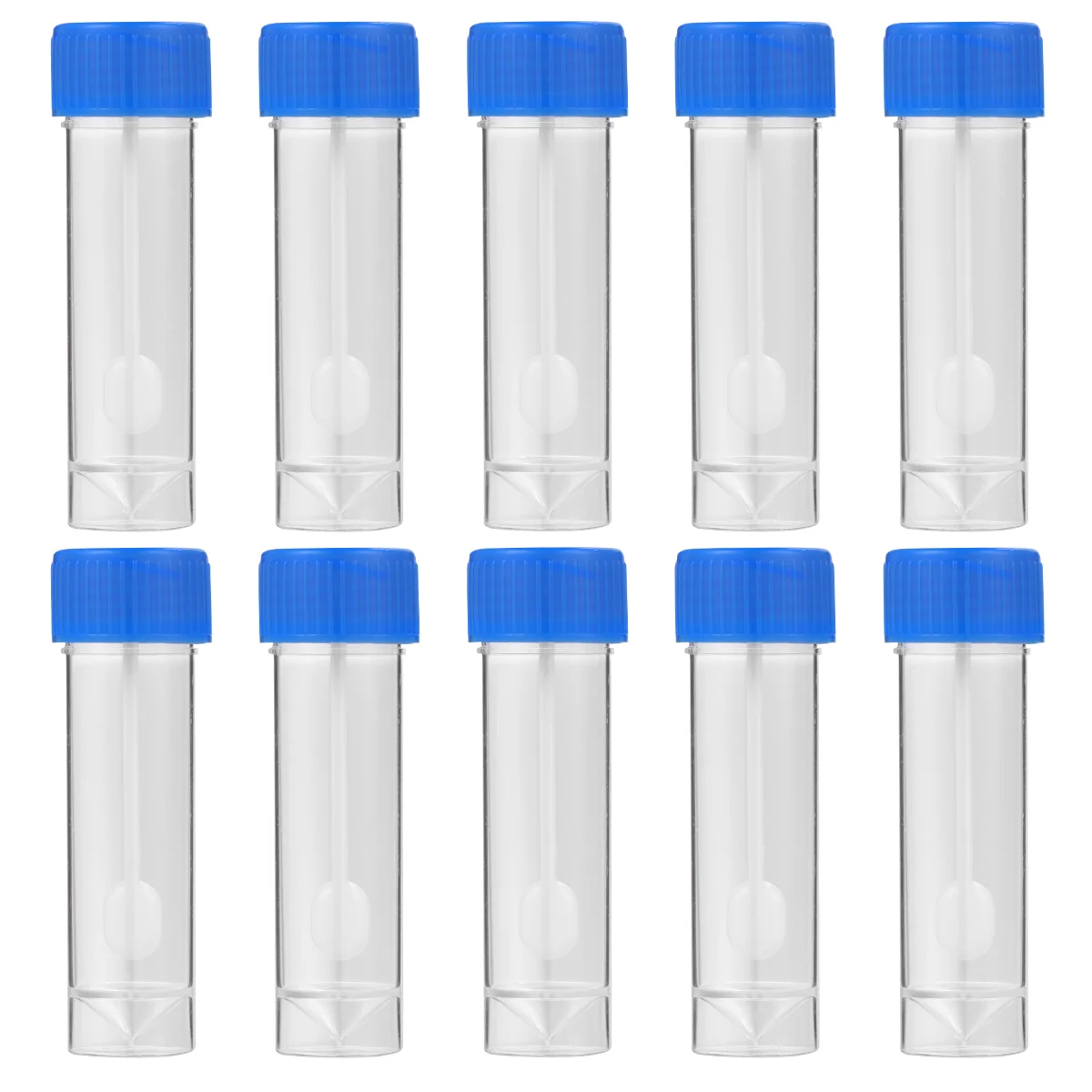 10 Pcs Sampling Cup Specimen Container Test Stool Tubes Bottle Plastic ...