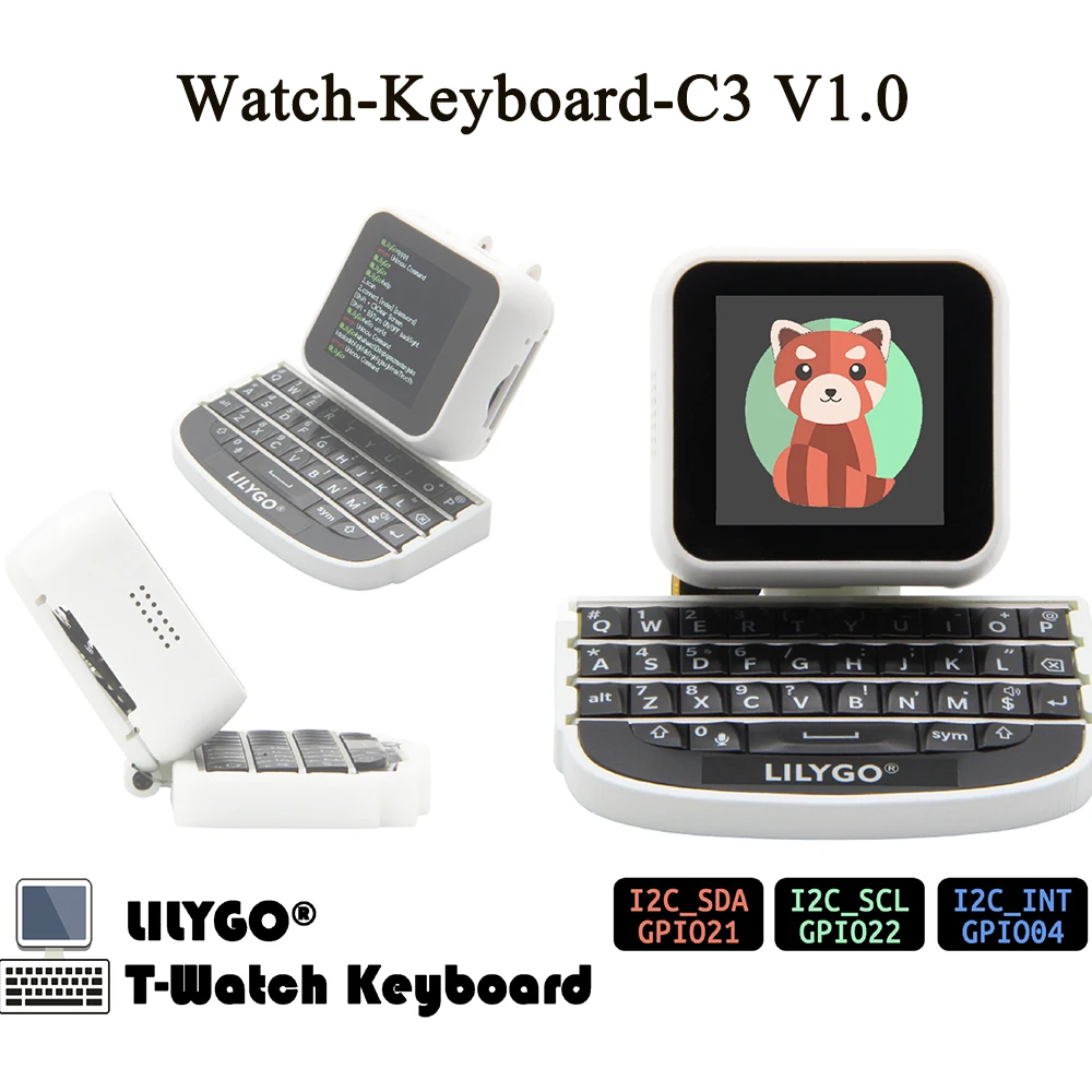 LILYGO® Watch-Keyboard-C3 V1.0 ESP32-C3 T-Watch Expansion Module QWERTY ...