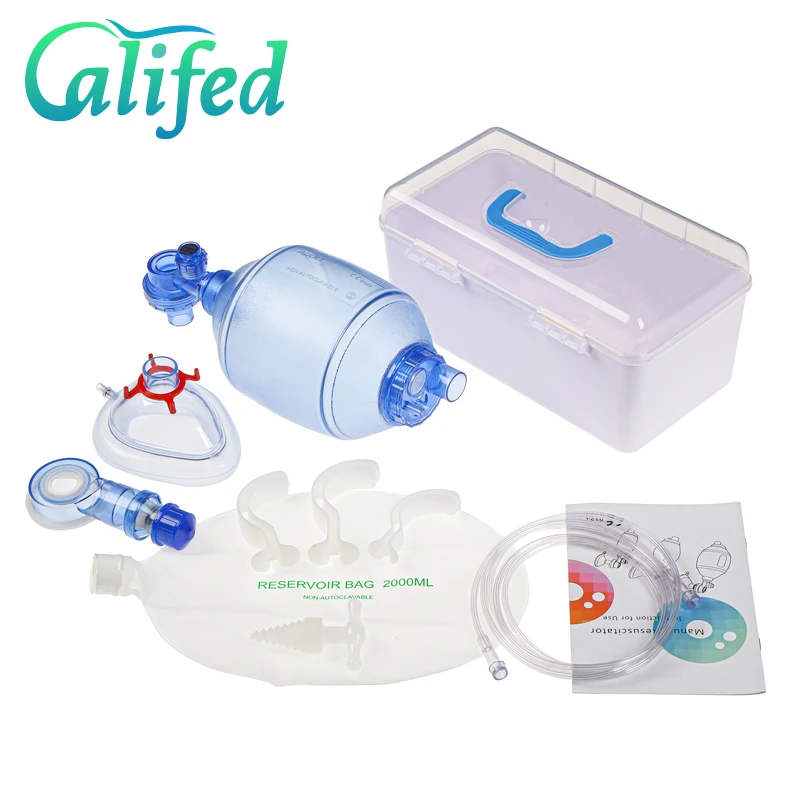 Califed PVC Manual Resuscitator Adult/Pediatric/Infant First Aid ...