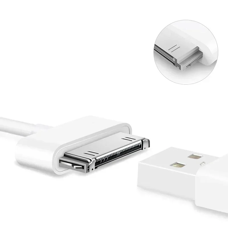 1M 30 Pin Cord Adapter 30Pin To USB Charger Cord Nano Touch Charging ...