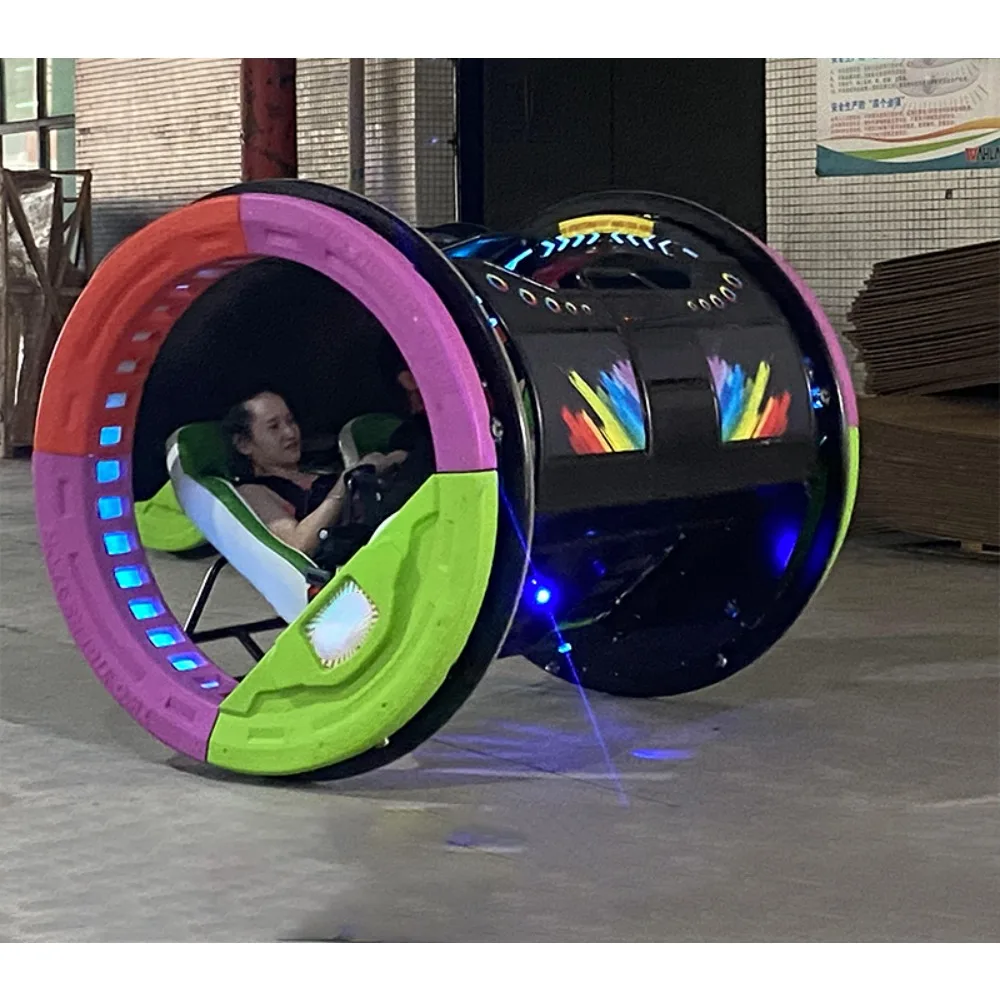 technology-Outdoor-Amusement-Park-Rides-Happy-Double-players-360-Degree ...