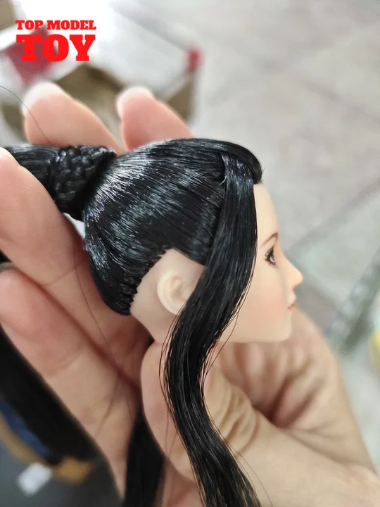 1/6 Female Head Sculpt Ob027 Girl Headplay Figure Japanese Korean ...