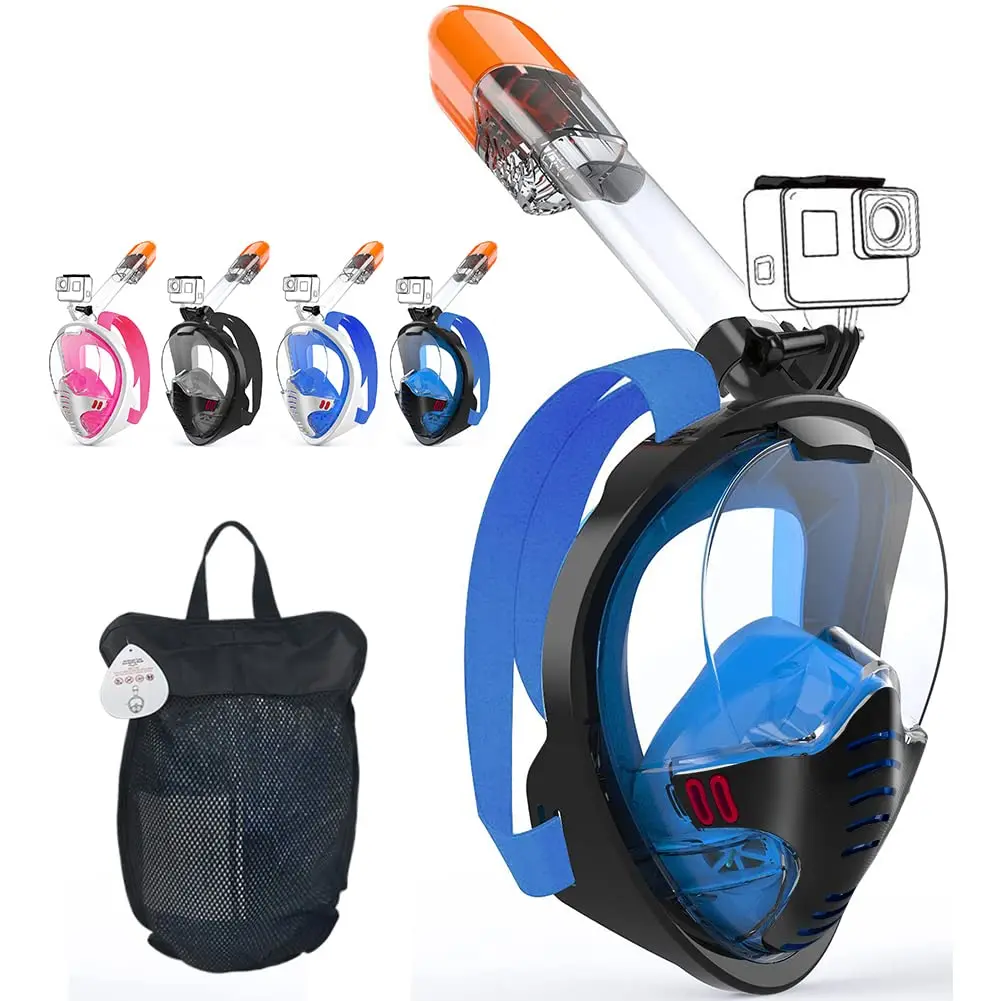 Summer-Swimming-Diving-Mask-Full-Face-Snorkel-Mask-Dry-Top-Underwater ...