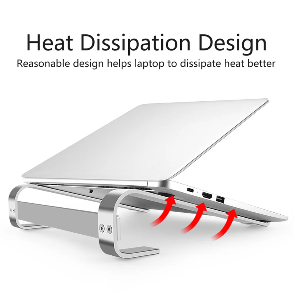 Aluminum-Alloy-Laptop-Computer-Stand-Holder-Notebook-PC-Desk-Support ...